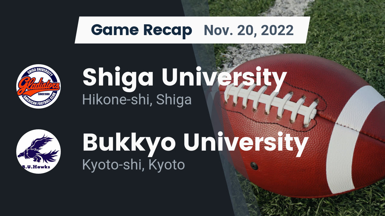 Recap: Shiga University vs. Bukkyo University 2022 - Shiga University ...